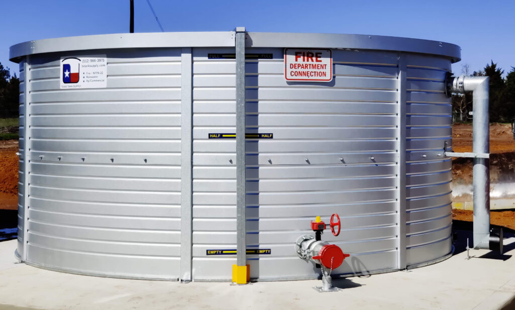 NFPA 22 Water Tanks for Fire Protection – Texas Tank Supply